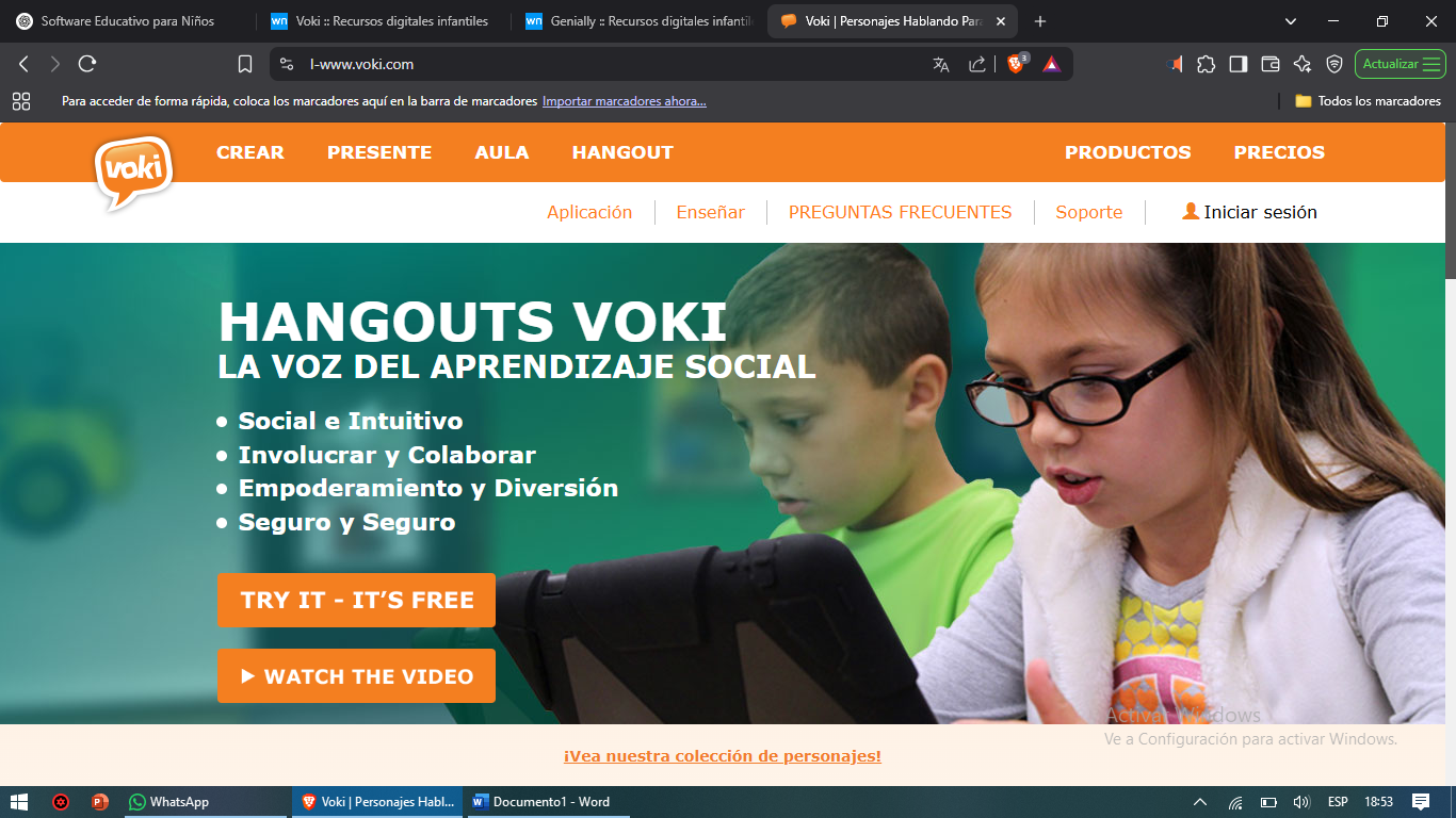 Voki :: Recursos digitales